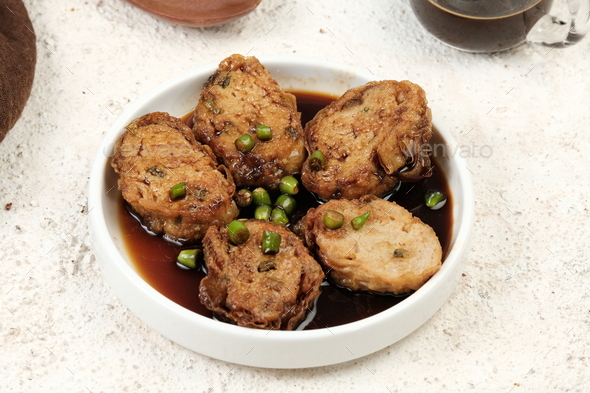 Gohyong or Ngo Hiang, Made From Minced Chicken with Spices , Served ...