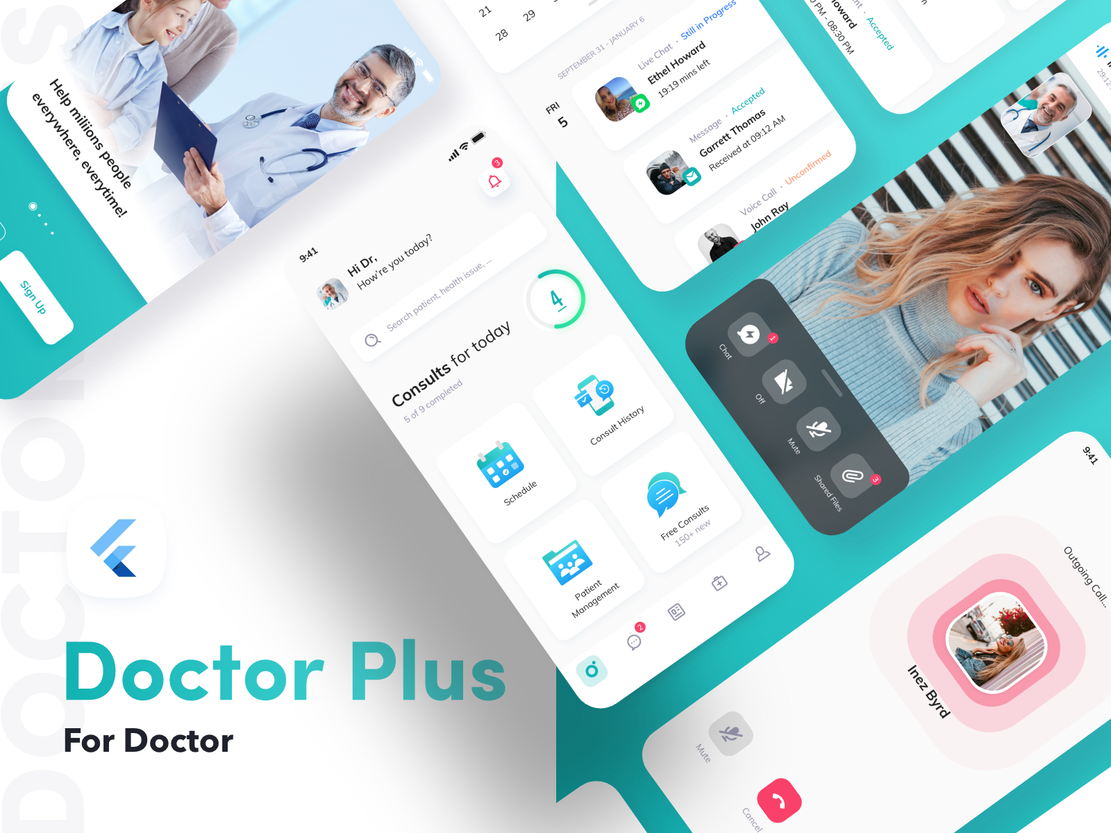 Doctor Plus - For Doctor Flutter Template App by izidev2023 | CodeCanyon