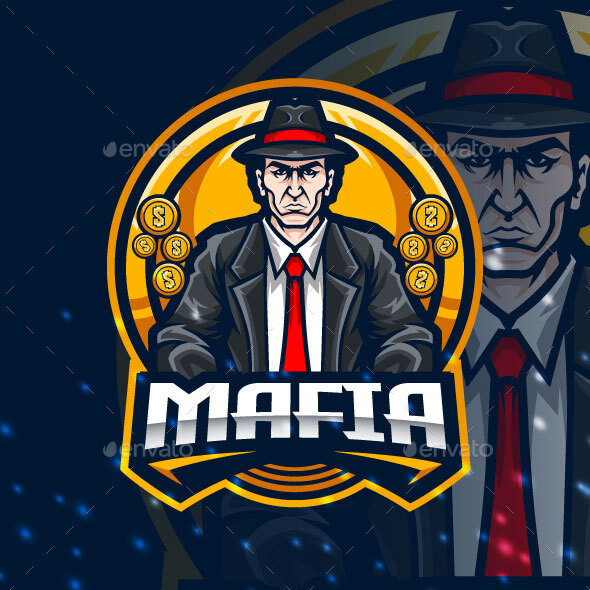 Mafia Esport Logo, Logo Templates | GraphicRiver