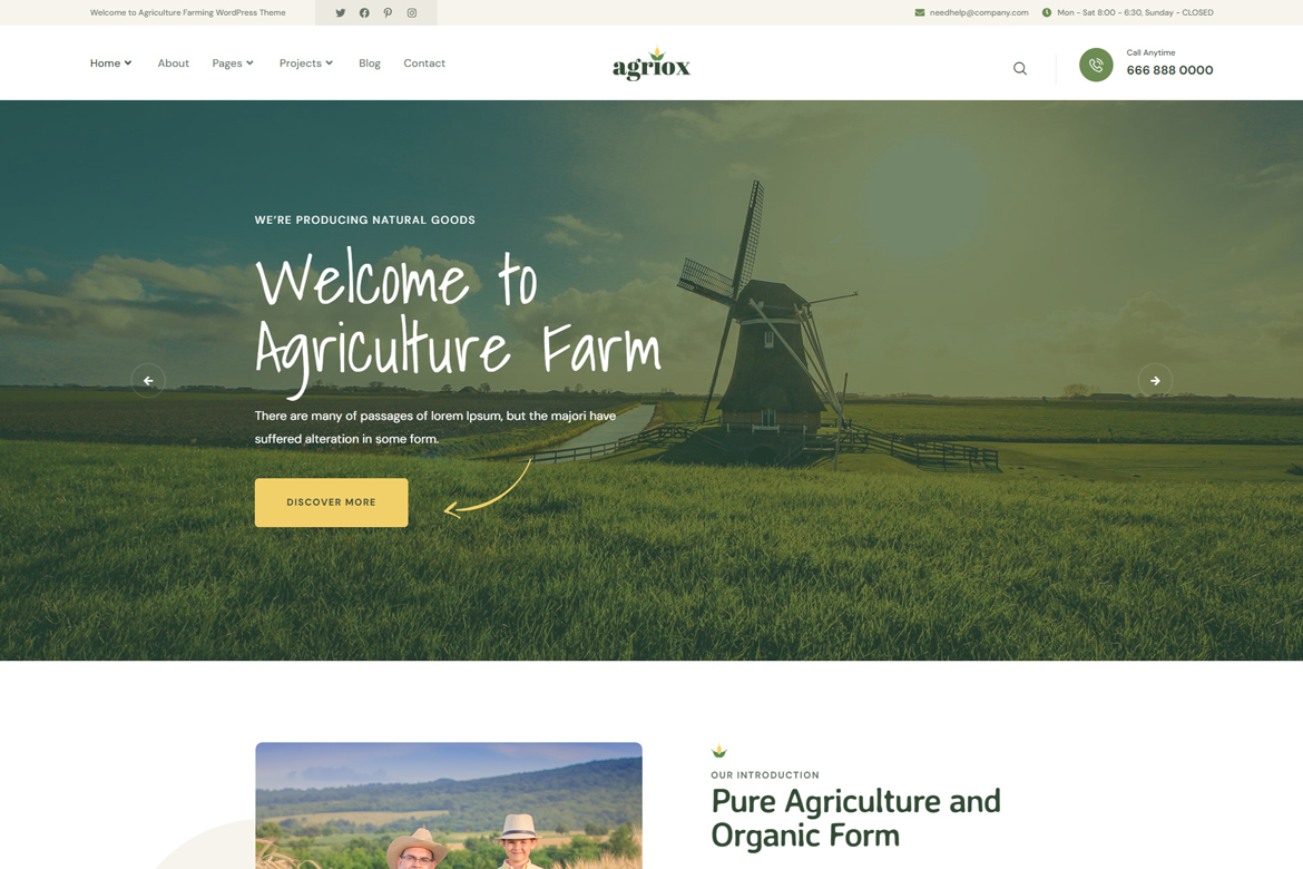 Agriox - Agriculture Farming Template Kit by themesflat | ThemeForest