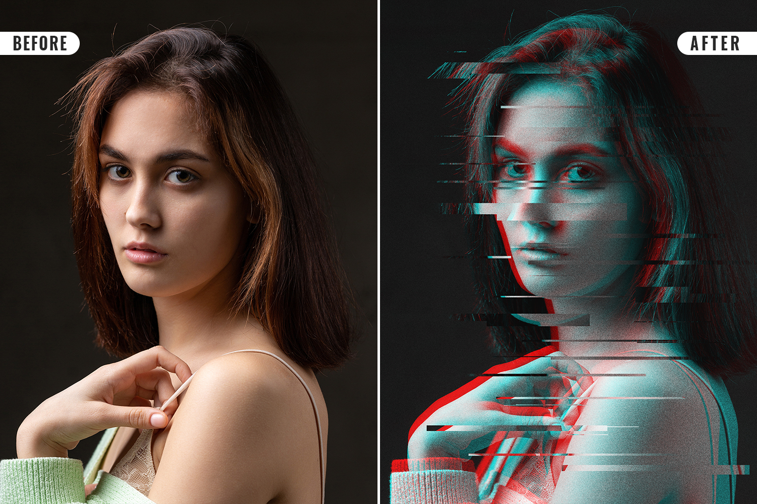 Glitch Photo Effect, Add-ons | GraphicRiver