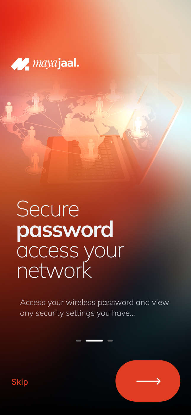 Mayajaal- A internet provider app Figma Template by WordPress-Studio