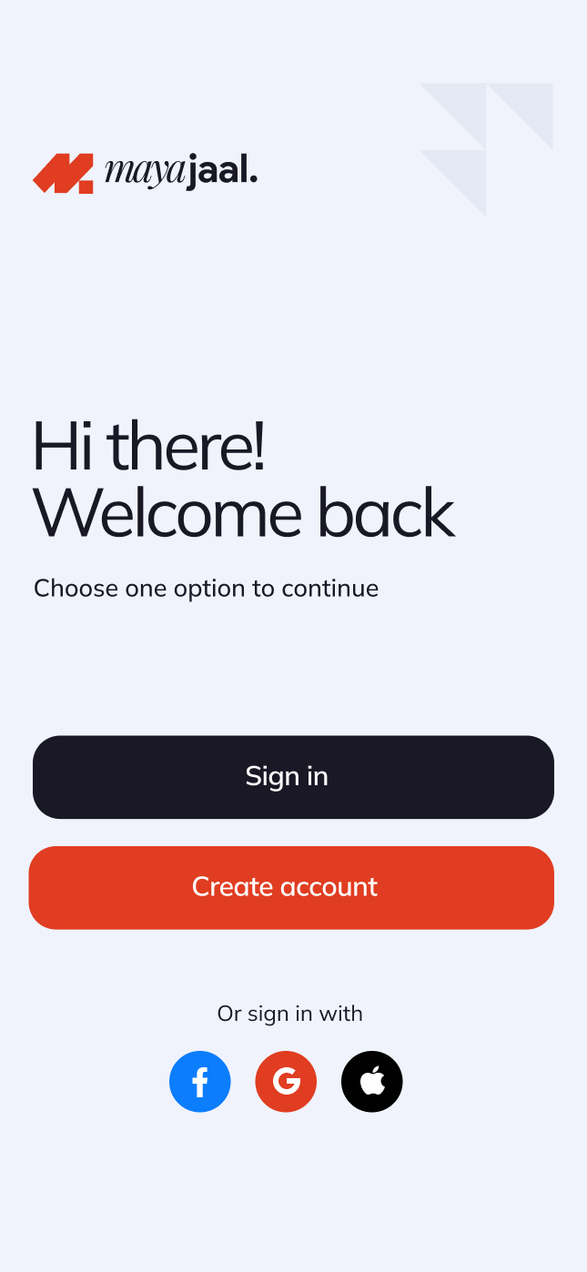 Mayajaal- A internet provider app Figma Template by WordPress-Studio