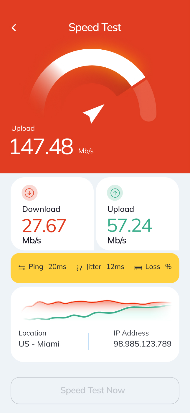 Mayajaal- A internet provider app Figma Template by WordPress-Studio