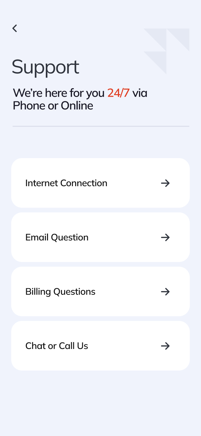 Mayajaal- A internet provider app Figma Template by WordPress-Studio