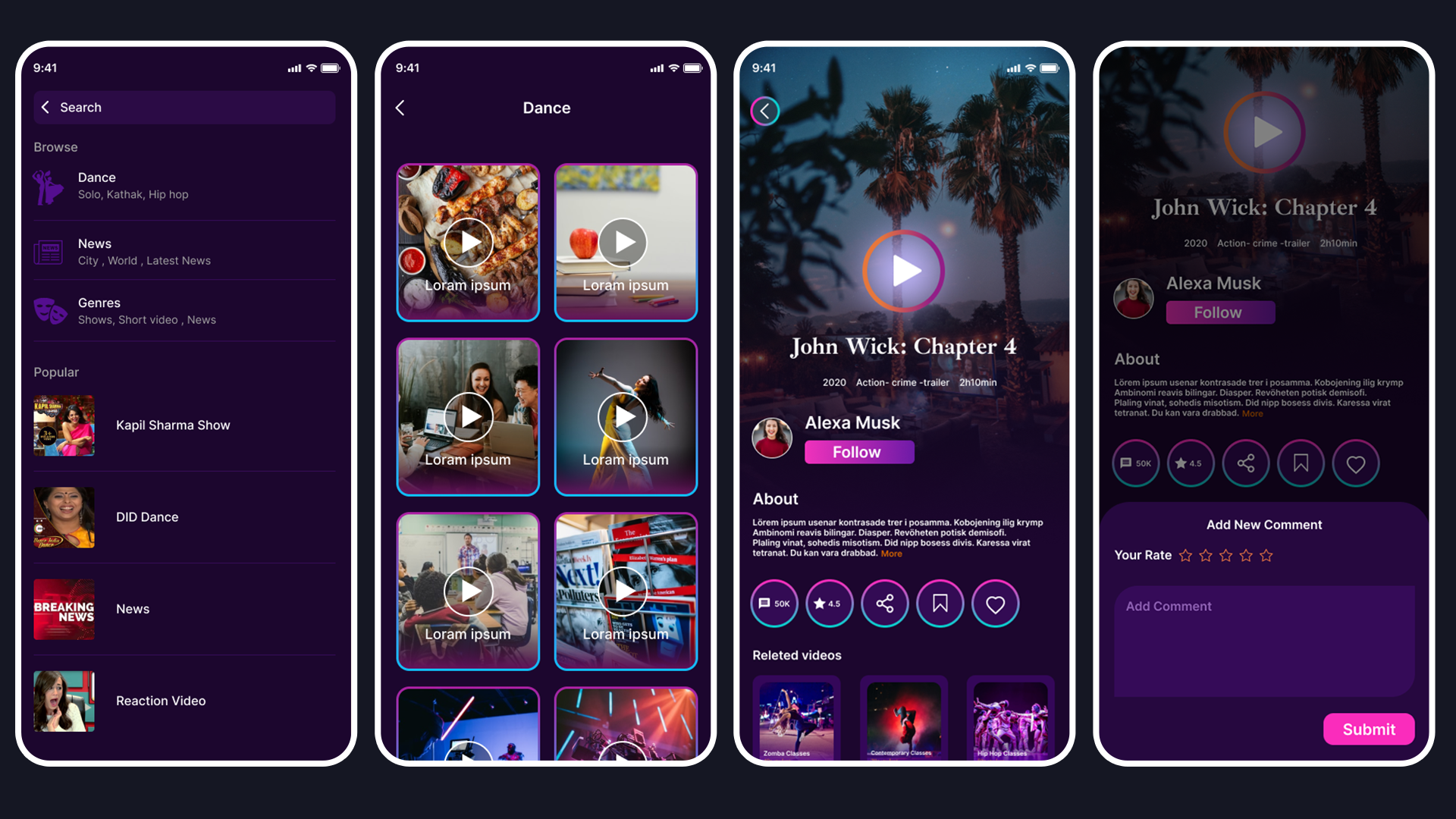 DTVideo: The Ultimate Multipurpose All-in-One Video Flutter App ...