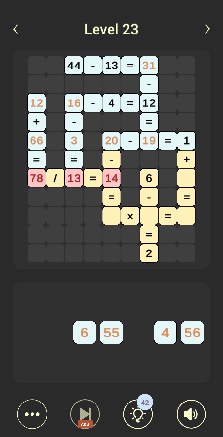 Math Cross Puzzle(Unity Game+Admob+iOS+Android) by darsan1991 | CodeCanyon