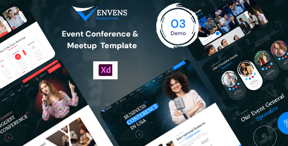 Envens - Event Conference & Meetup Template by WebBmasda | ThemeForest