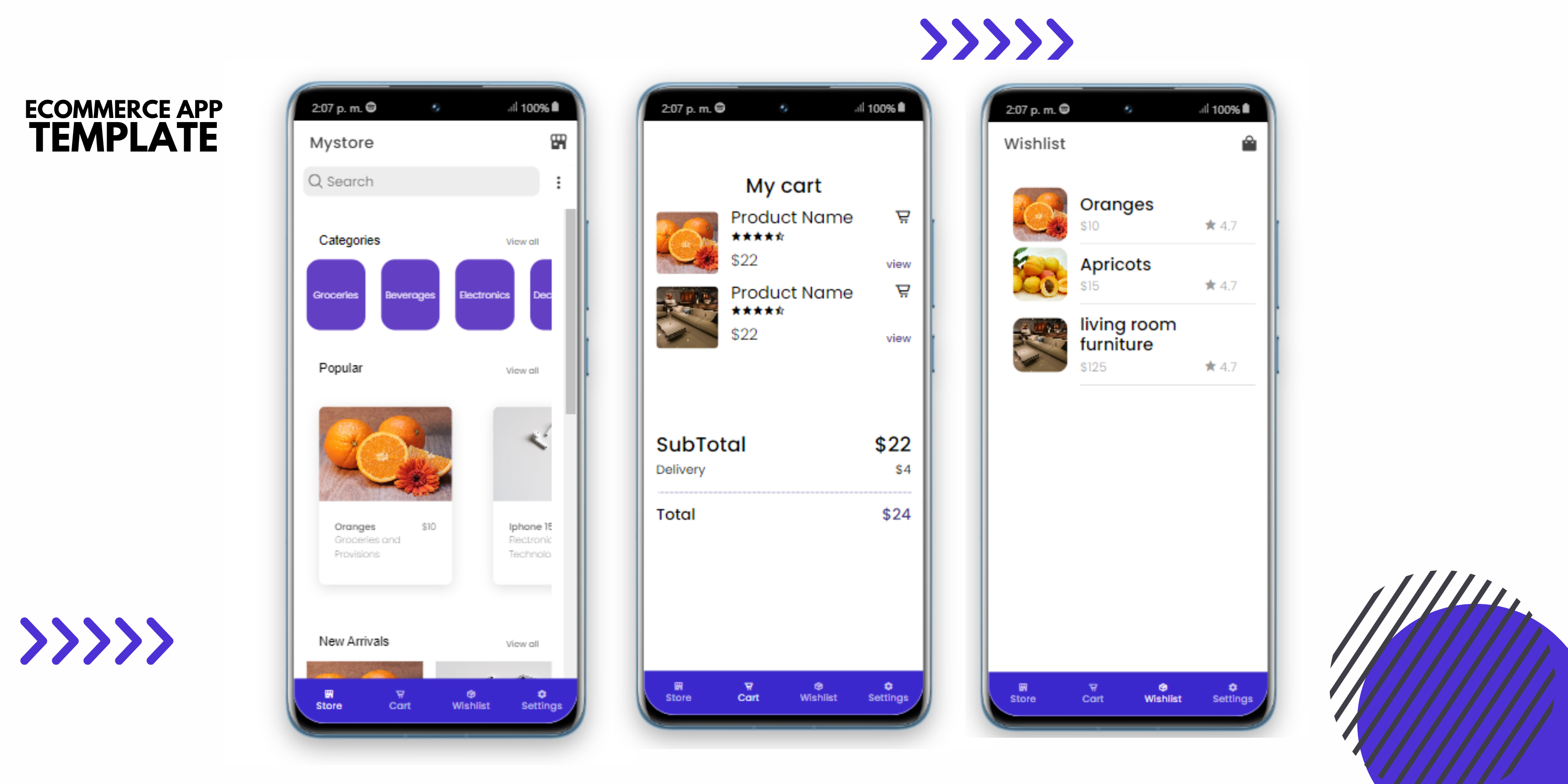 Grocery / Store / Ecommerce multi vendors - Android & iOS in ionic 7 by 2M21Studios