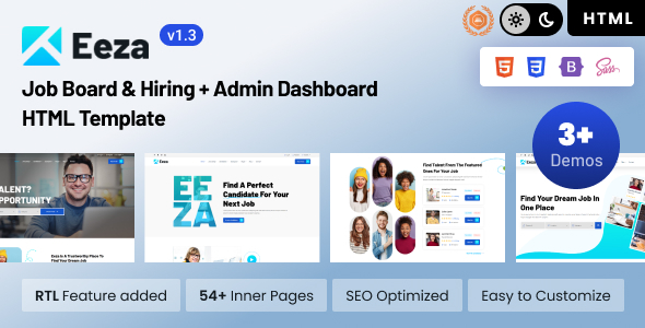Eeza - Job Board & Hiring + Admin Dashboard Bootstrap 5 Template by ...