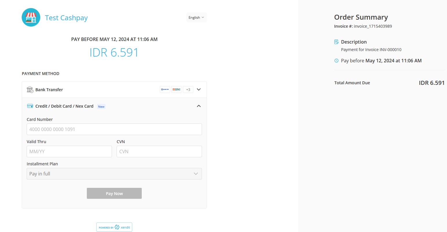 Xendit Payment Gateway Module For Perfex Crm By 7edgetech Codecanyon