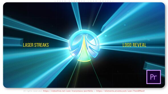 Laser Streaks Logo Reveal, Premiere Pro Templates | VideoHive