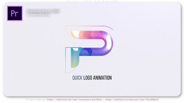 Quick Logo Animation, Premiere Pro Templates | VideoHive