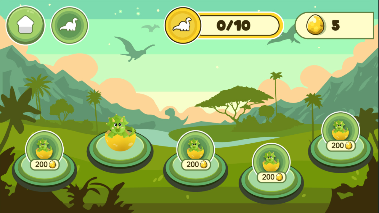 Dino Clicker - HTML5 - Construct 3 by SquaredStudio | CodeCanyon
