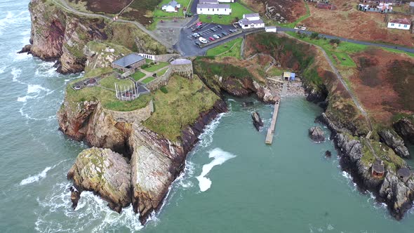 Aerial View of Fort Dunree and Lighthouse, Inishowen Peninsula - County ...