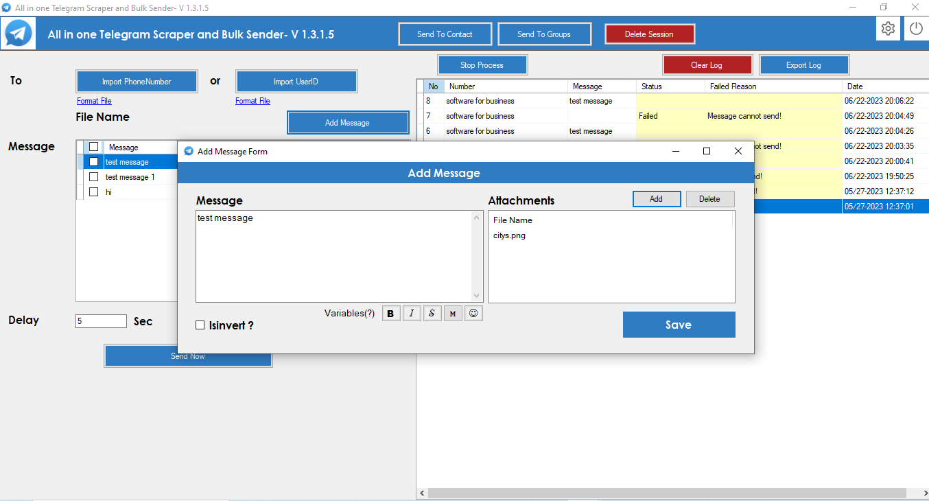 Pro Telegram Channel Scraper and member Adder and Mass Sender by ...