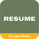Resume Google Slides Template, Presentation Templates | GraphicRiver
