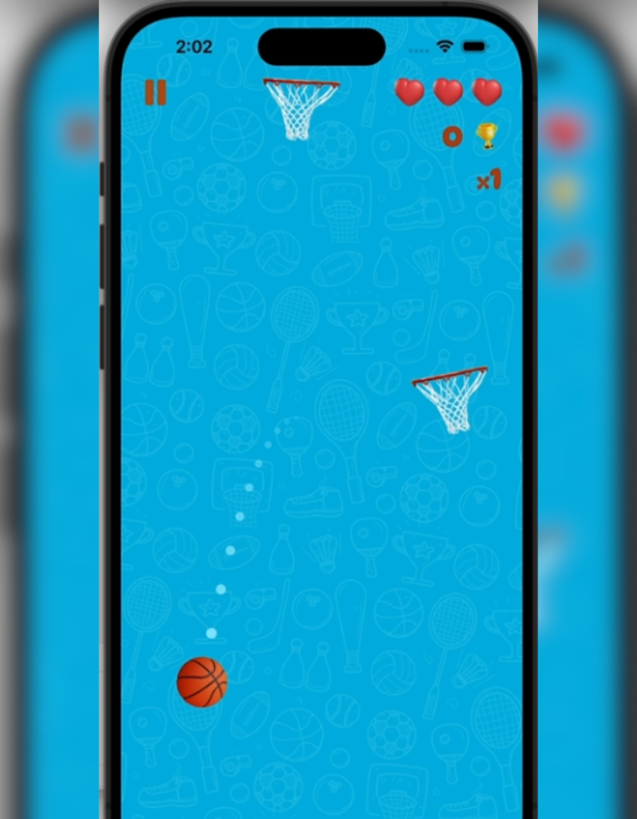 Hoop: 2D Basketball Game : SWIFTUI IOS GAME PLAY by mrclarafitness