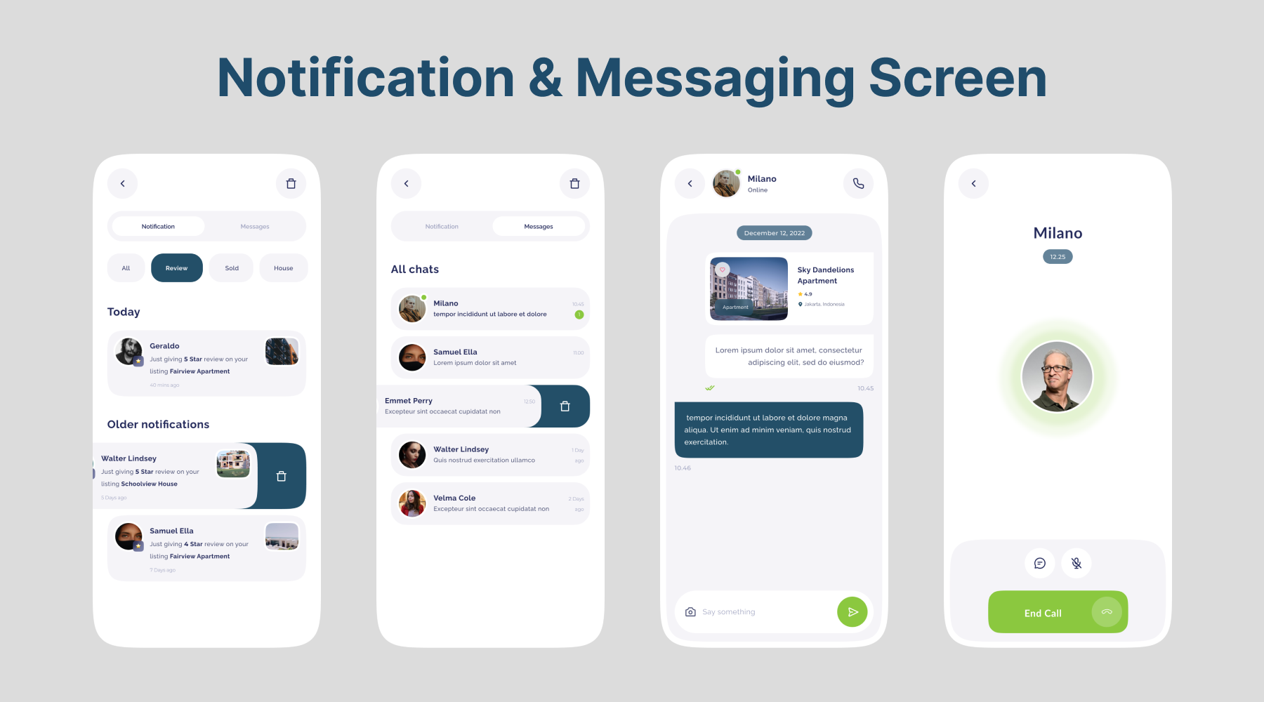 Aura - Real Estate App | Flutter iOS/Android App Template by CropstoneLab