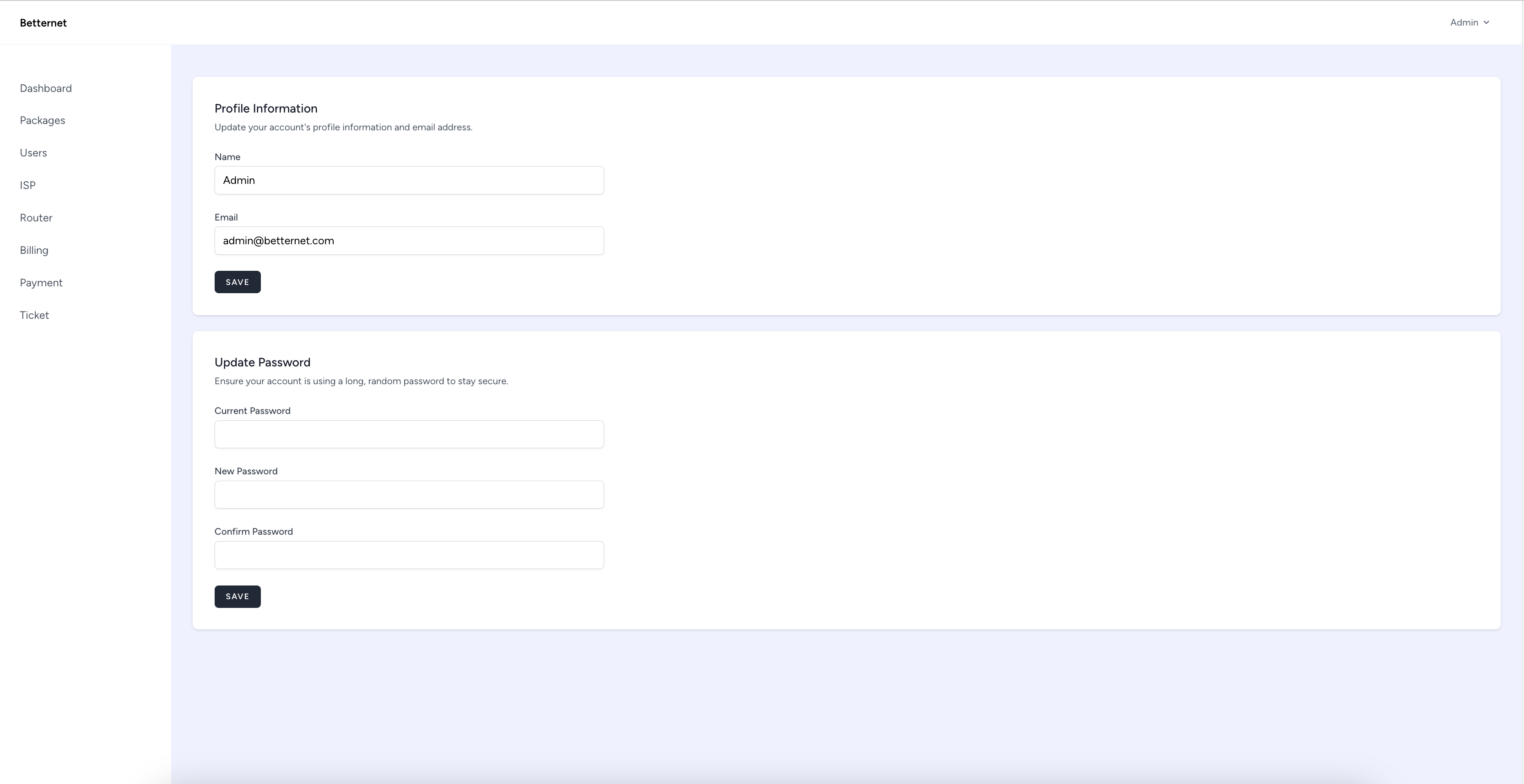 Betternet ISP Billing with Mikrotik API by sajalahsan | CodeCanyon