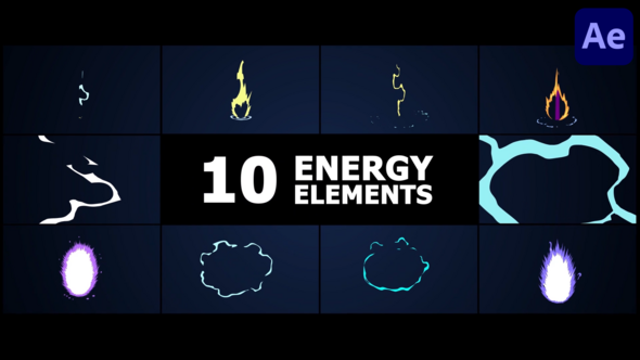Energy Elements | After Effects, After Effects Project Files | VideoHive
