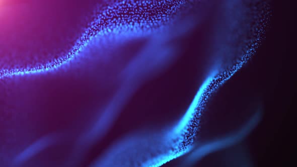 Magic Particles Moving Background Animation, Motion Graphics | VideoHive