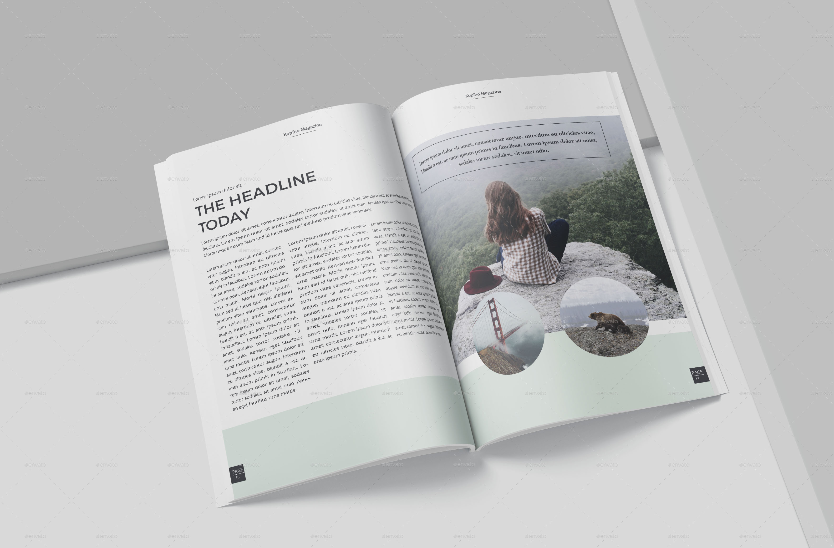 Minimal Magazine, Print Templates | GraphicRiver