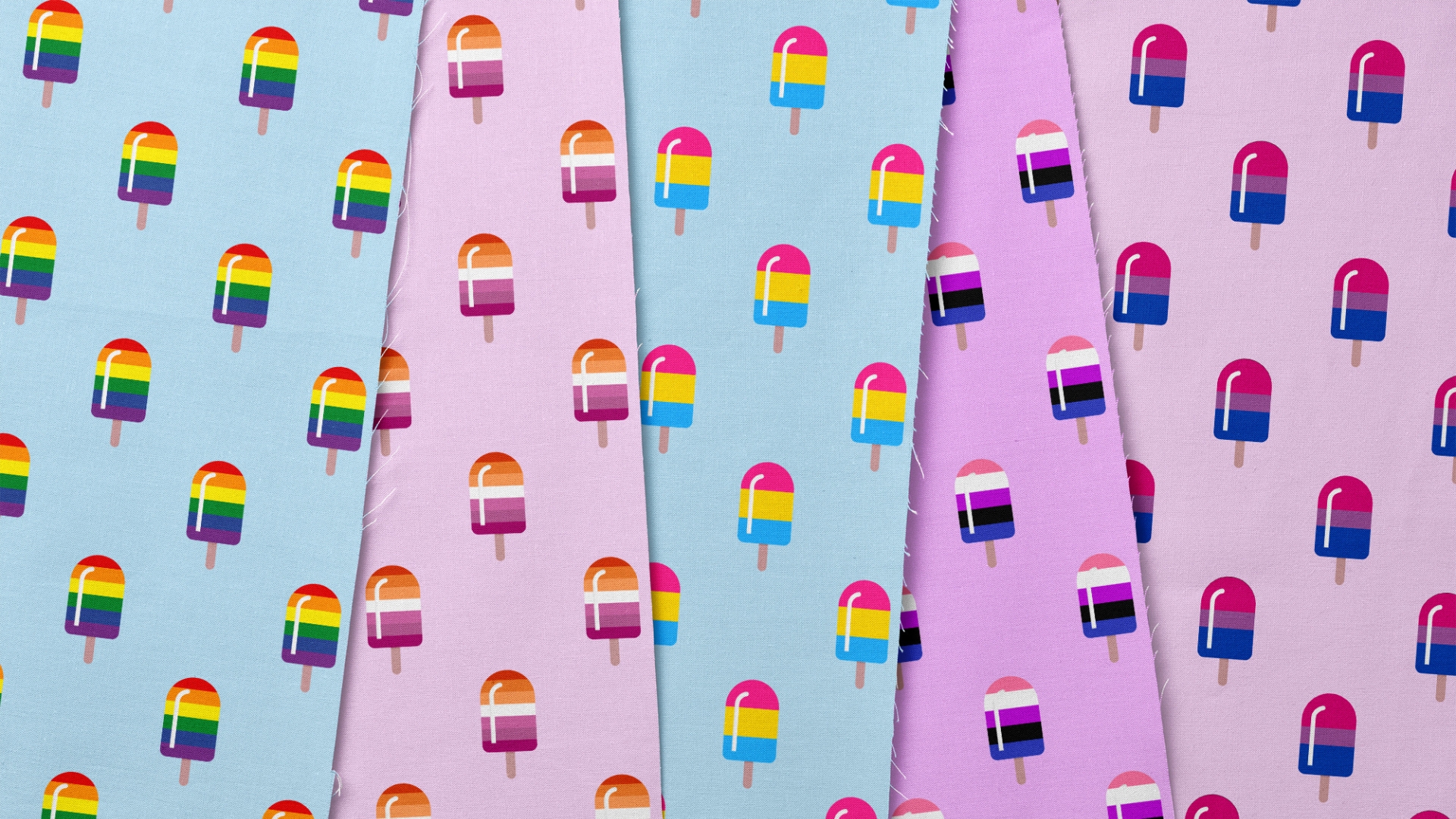 29 LGBTIA+ Pride Flag Popsicle Patterns Photoshop Add-on for Pride 2024 ...