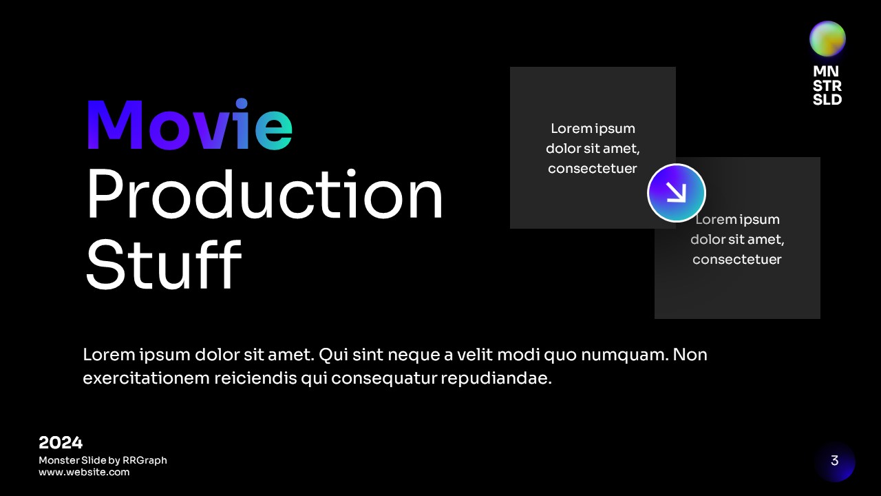 Monster Slides Premium PowerPoint Presentation Template, Presentation ...