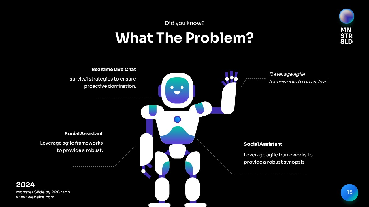 Monster Slides Premium PowerPoint Presentation Template, Presentation ...