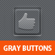 Gray Buttons Collection, Web Elements | GraphicRiver