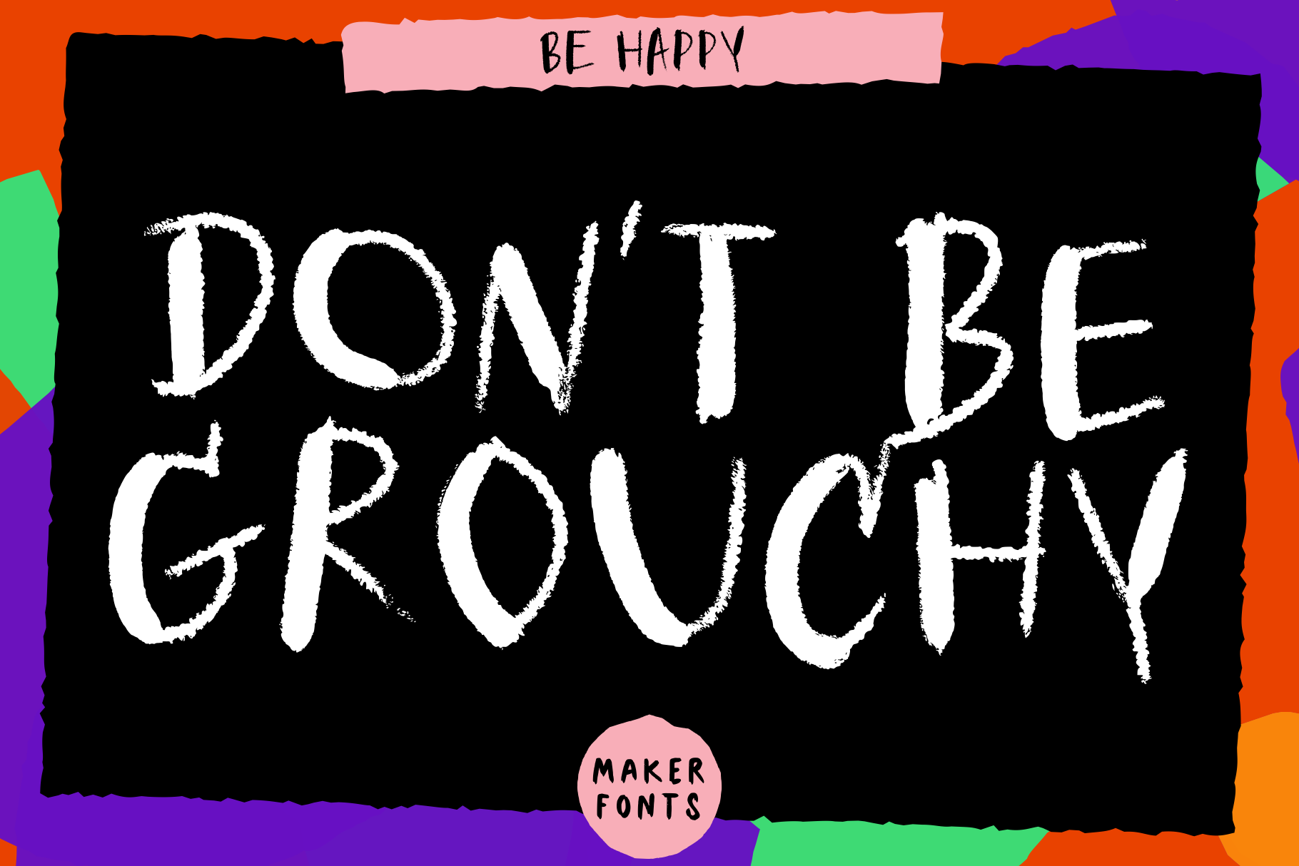 Grouchy Marks Handmade Font, Fonts | GraphicRiver