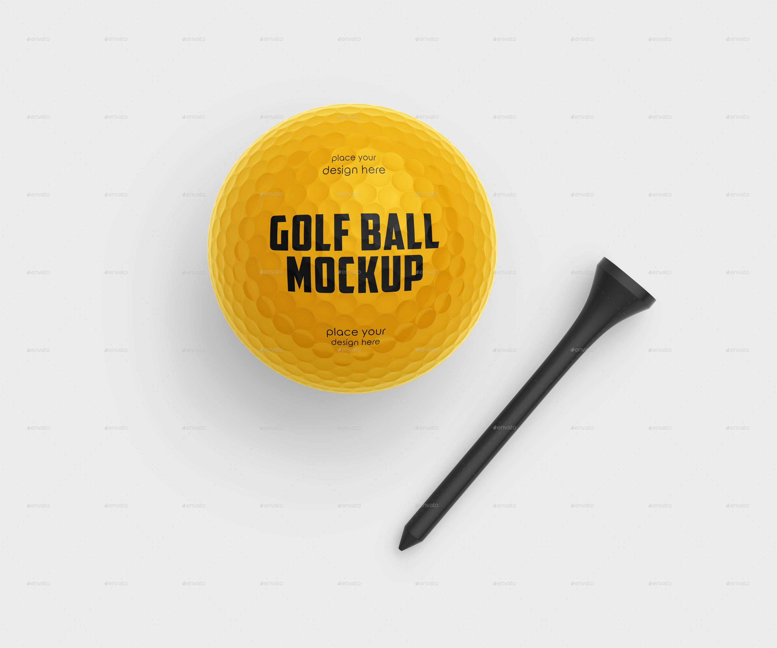 Golf Ball Mockup Set, Graphics | GraphicRiver
