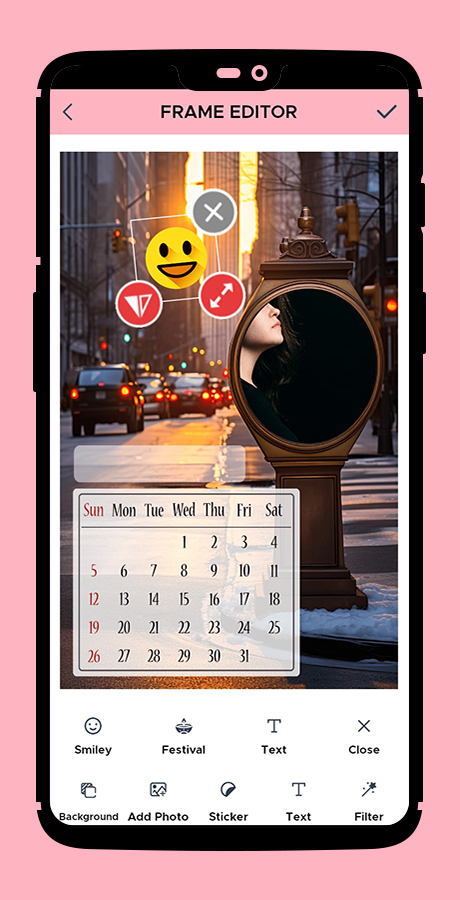 My Photo On Calendar, Calendar Photo Editor, Calendar Photo Frame ...