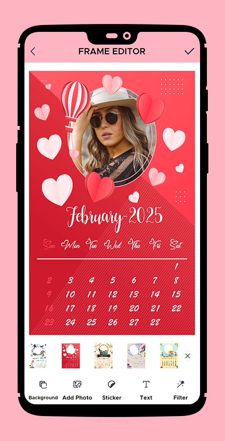 My Photo On Calendar, Calendar Photo Editor, Calendar Photo Frame ...