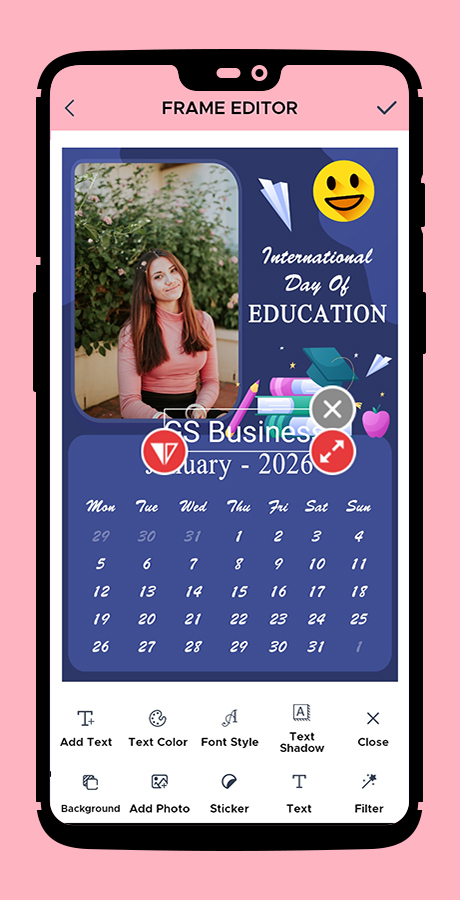 My Photo On Calendar, Calendar Photo Editor, Calendar Photo Frame ...