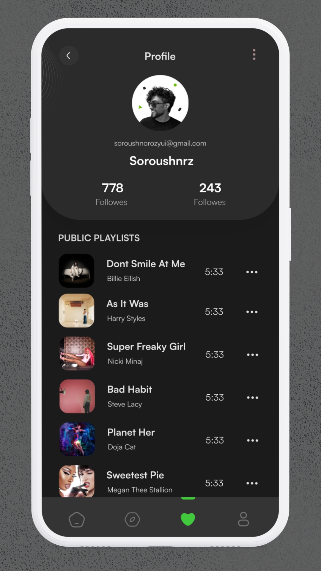 Flowfy (Spotify Redesign), Flutter App Template by MashFlow | CodeCanyon