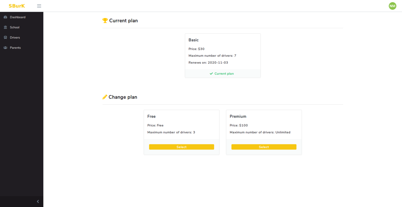 SBurK - School Bus Tracker - Two Android Apps + Backend + Admin panels - SaaS by CreativeAppsDev