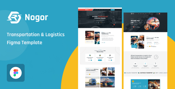 Nogor - Transportation & Logistics Figma Template by ThemeFlowx ...