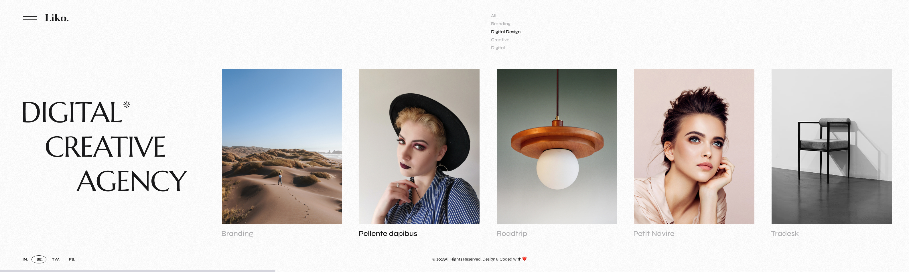 Liko - Creative Agency & Portfolio Figma Template by AQLOVA | ThemeForest