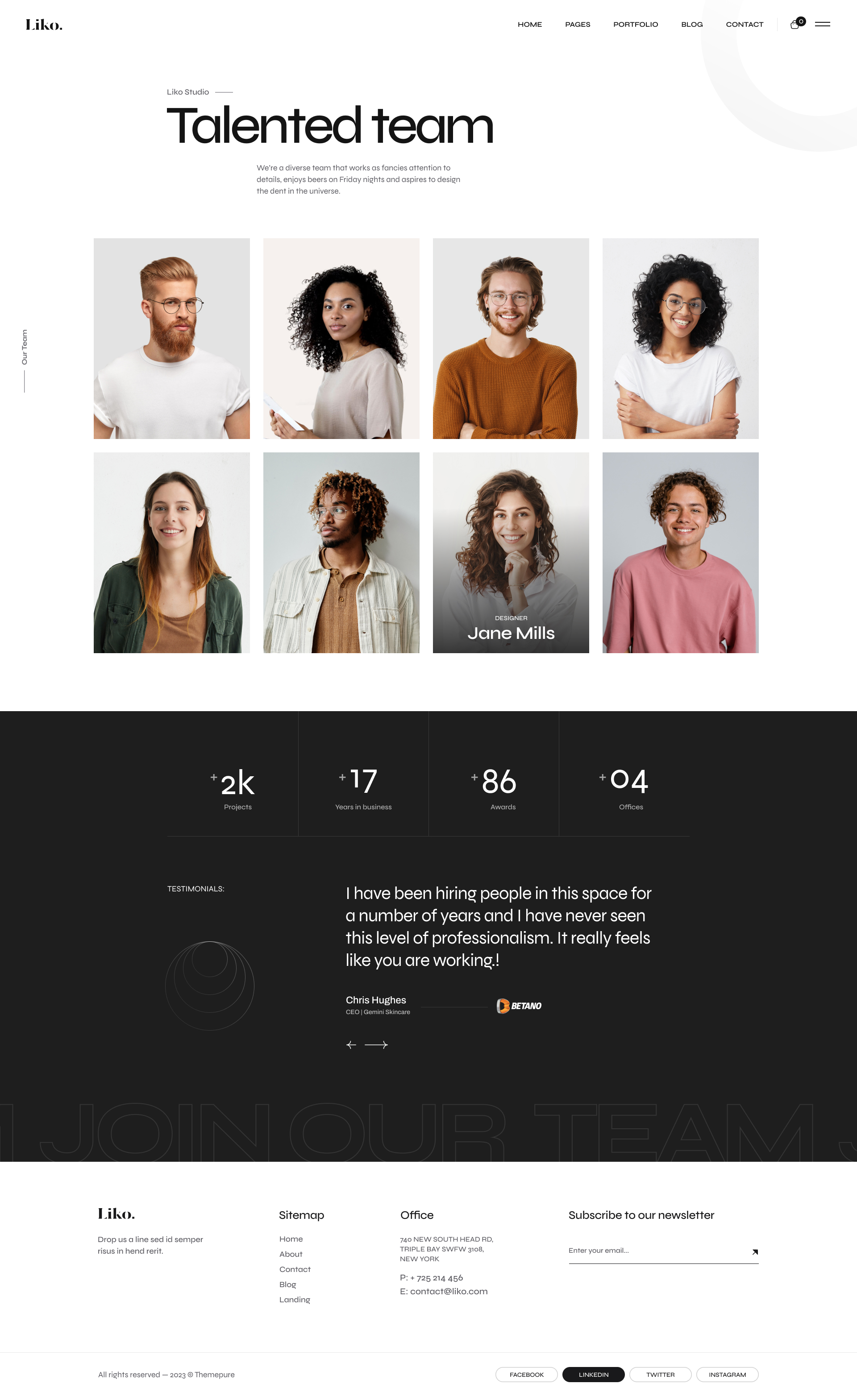 Liko - Creative Agency & Portfolio Figma Template by AQLOVA | ThemeForest