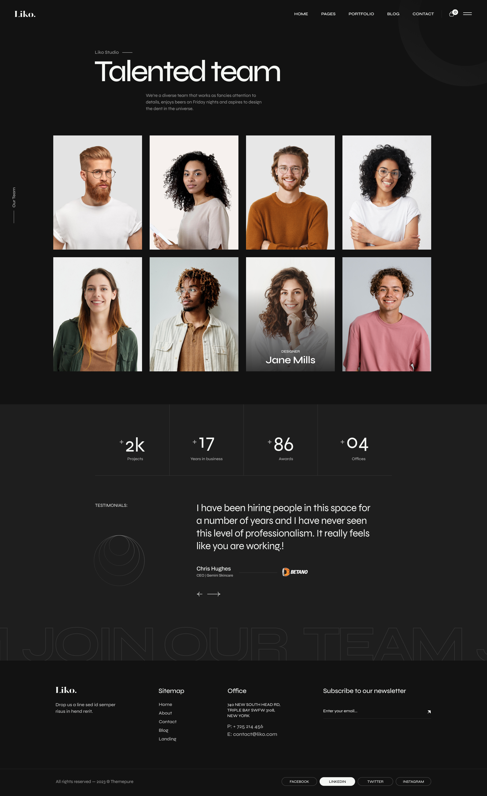 Liko - Creative Agency & Portfolio Figma Template by AQLOVA | ThemeForest