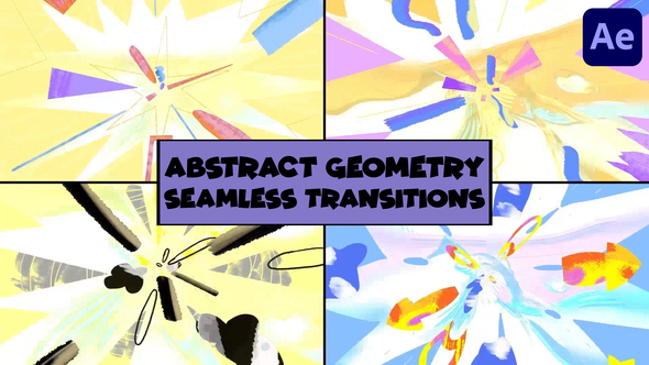 Abstract Geometry Seamless Transitions | After Effects, After Effects ...