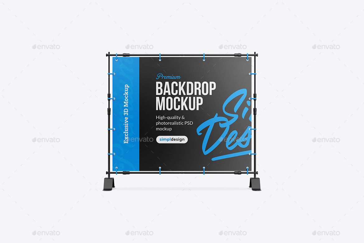 Backdrop Mockup, Graphics | GraphicRiver