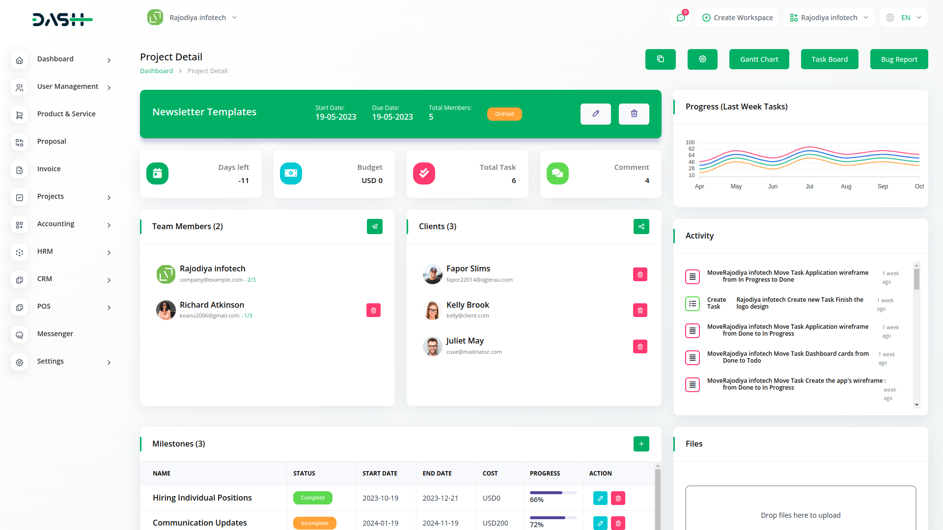 WorkDo Dash SaaS - Open Source ERP with Multi-Workspace by WorkDo | CodeCanyon