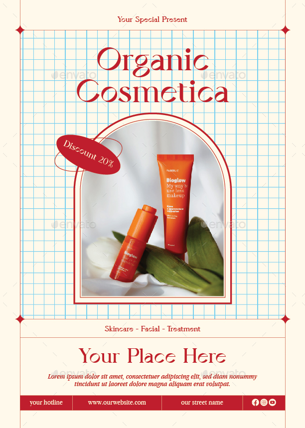 Cosmetic Store Sale Flyer, Print Templates | GraphicRiver