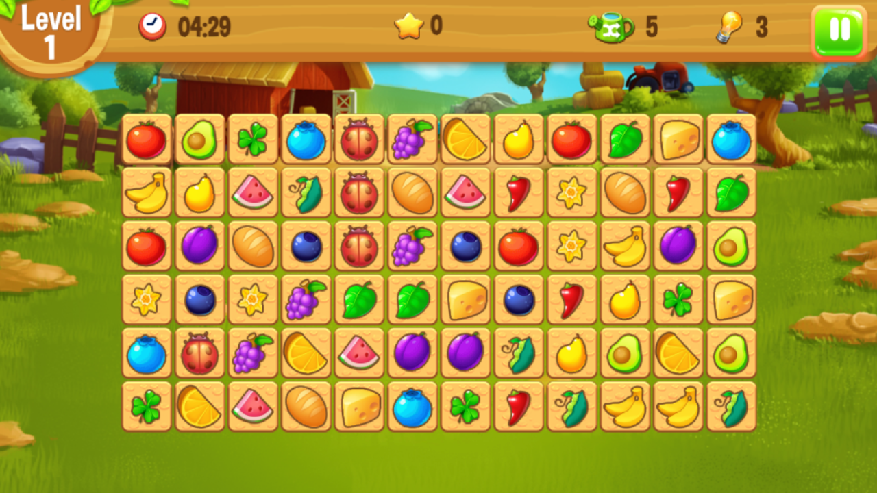 Farm Tile Connect - Matching Game Android Studio Project with AdMob Ads ...