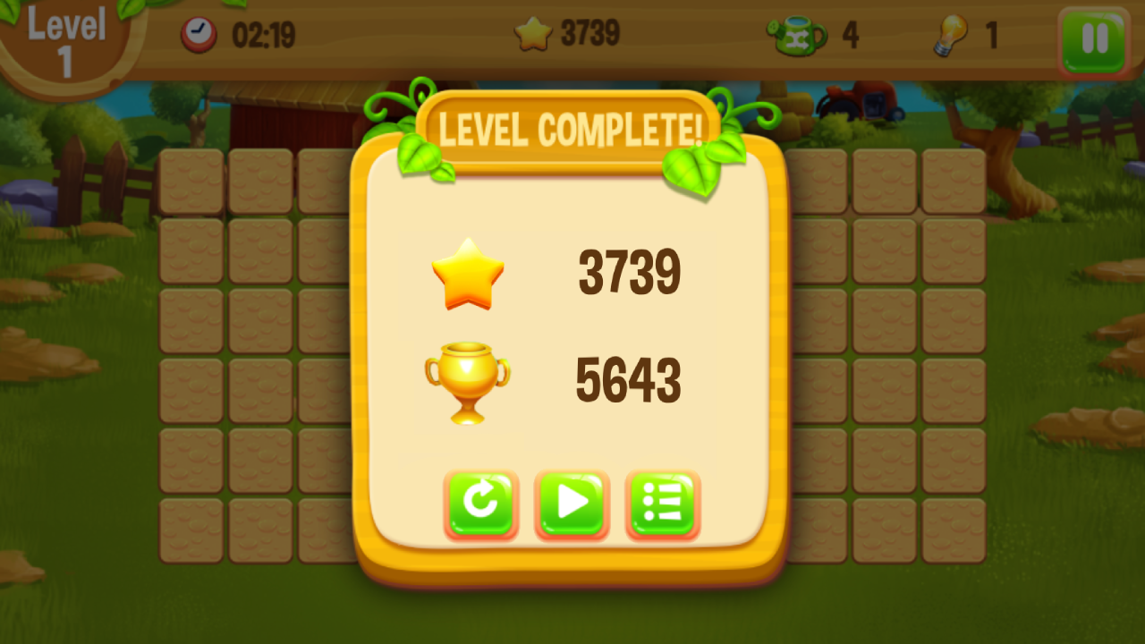 Farm Tile Connect - Matching Game Android Studio Project with AdMob Ads ...