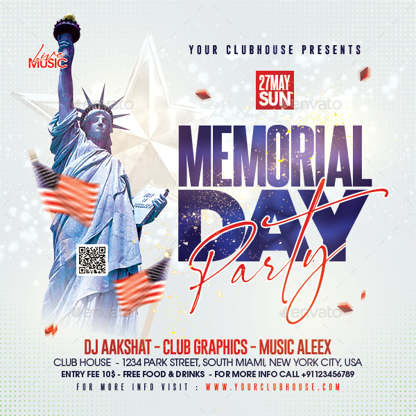 Memorial Day, Print Templates | GraphicRiver