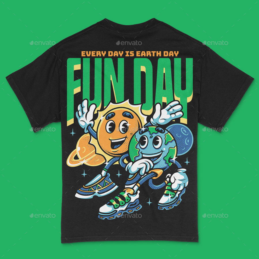 Fun Day T-Shirt Design Template, T-Shirts | GraphicRiver